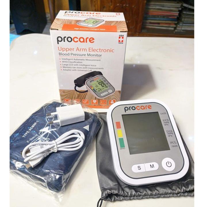 Procare Digital Blood Pressure Machine/ Electronic Blood Pressure ...