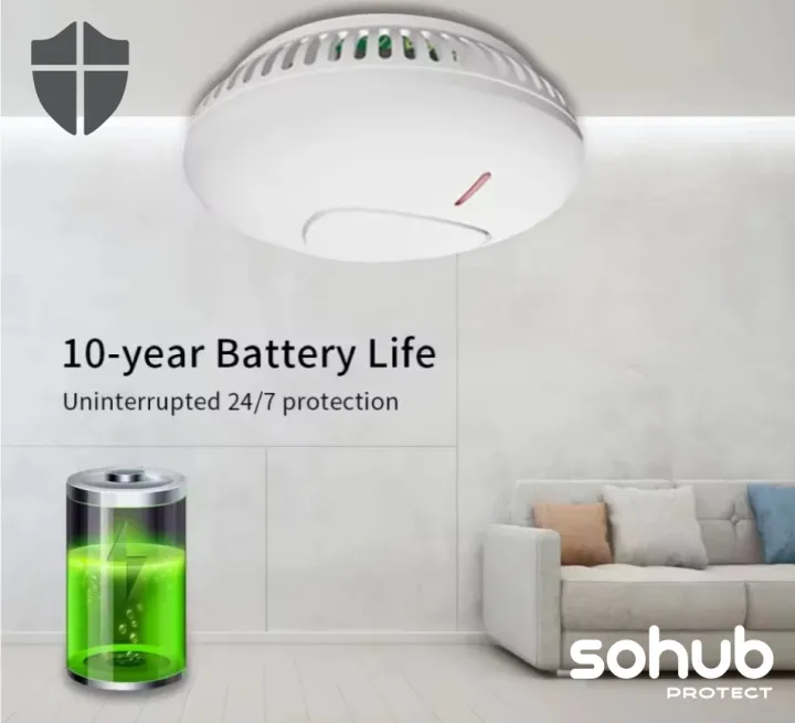 SOHUB Protect Smoke Detector Fire Alarm Sensor (SP-SD8101) | Daraz.com.bd