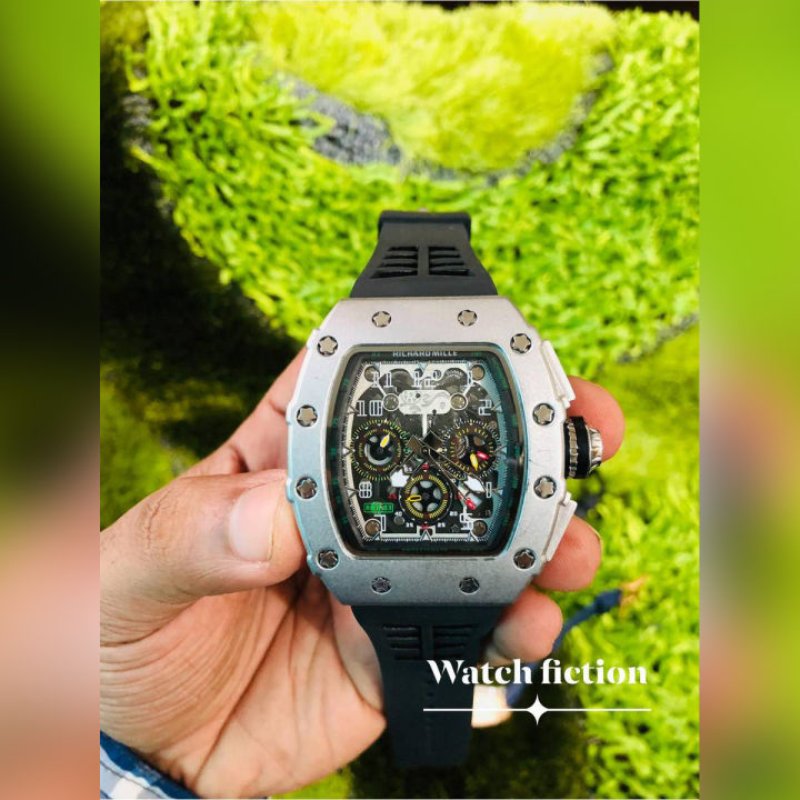 Watch Richard Mille Felipe Black Colour For Men First Class Mastercopy ...