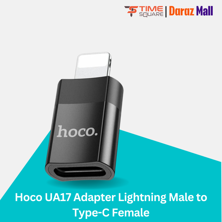 Hoco UA17 Adapter Lightning Male to Type-C Female | Daraz.com.bd
