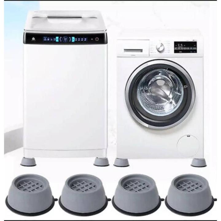4 x Support Pads For Washing Machines Anti-vibration Leg Stopper Feet ...