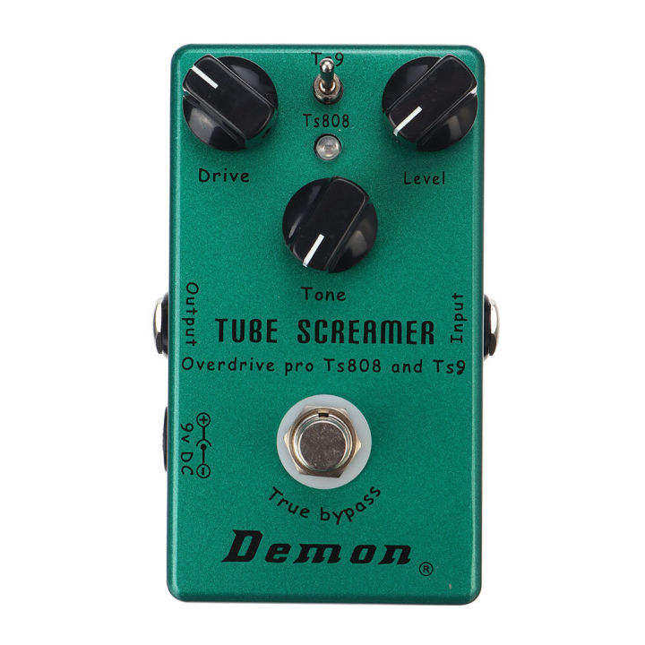 MOSKY Demon TS808 Tube Screamer Overdrive Pro Vintage Electric Guitar ...