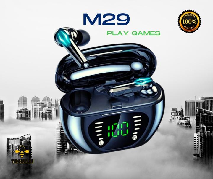 M29 Tws V5.1 Bluetooth Earphones Stereo Digital Led Display Gaming ...