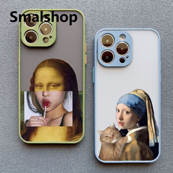 Smalshop Art Aesthetic David Mona Lisa Phone Case For iPhone 11 14 Pro ...