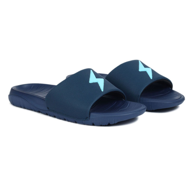 Sprint Navy PU Slide for Men | Daraz.com.bd