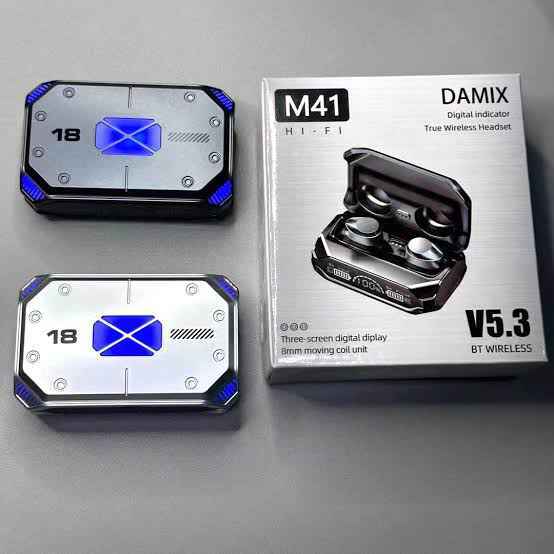 DAMIX M41 True Wireless Bluetooth 5.3 Gaming Earbuds Headset | Daraz.com.bd