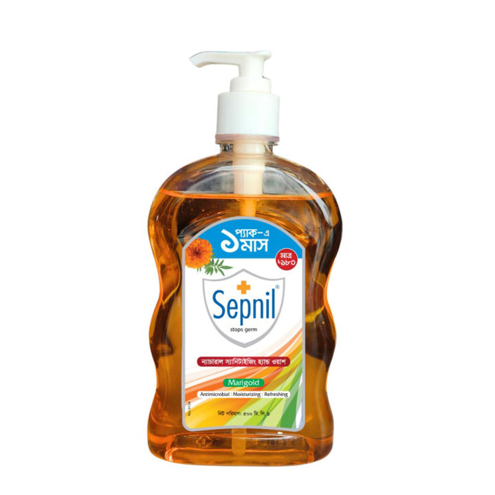 Sepnil Natural Sanitizing Handwash Marigold 500 ml | Daraz.com.bd