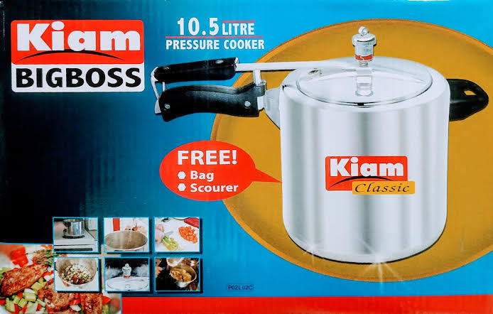 Kiam Big Boss Pressure Cooker 10.5 Liter (Export quality) | Daraz.com.bd