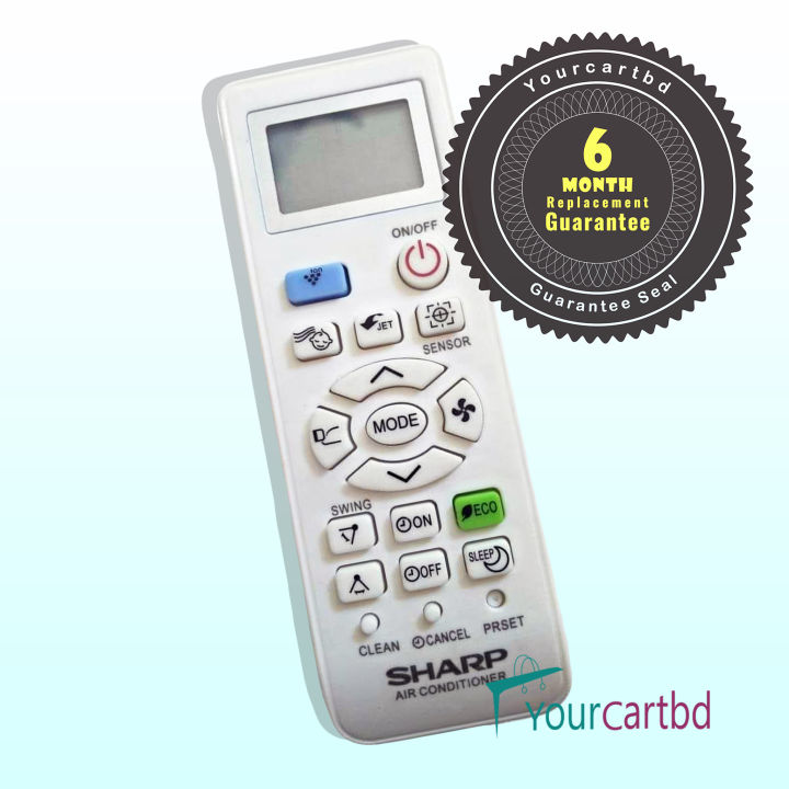 Sharp Air Conditioner Remote Control Sharp Ac Remote Control | Daraz.com.bd