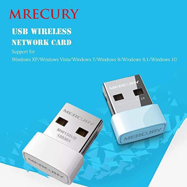 MERCURY 150Mbps Mini Router Wireless USB Adapter, Wireless Network Card ...