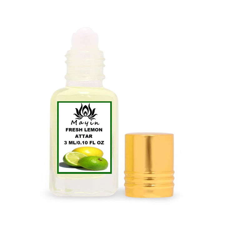 Mayin Fresh Lemon Attar 6ml Perfume For Men & Women | Daraz.com.bd