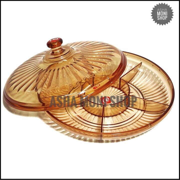 6pcs-Crystal Round Spice Box/Masala Box/Seasoning Box/Multipurpose Box ...