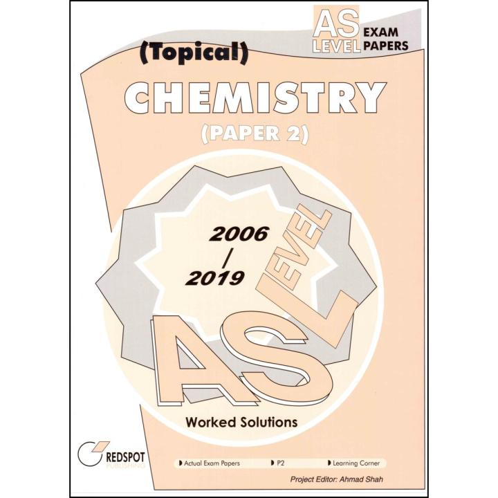 Redspot AS Level Exam Papers Chemistry Paper 2 Question Paper (Topical ...