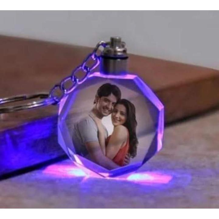 crystal lighting key ring customised | Daraz.com.bd