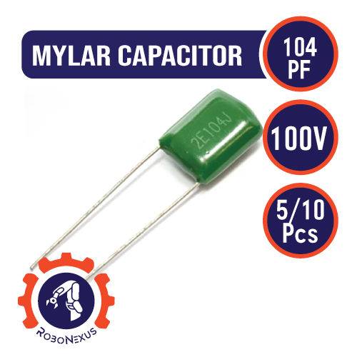 5pcs / 10pcs Metalized Mylar Capacitors 100V Polyester Film Capacitor ...