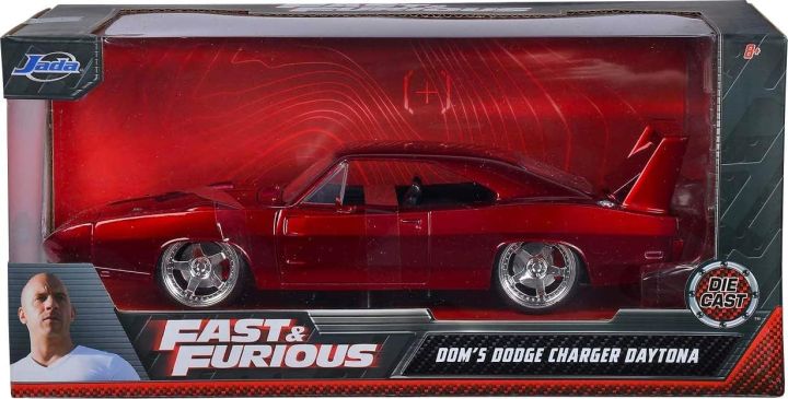 Jada Toys Fast & Furious Dom's Dodge Charger Daytona DIE-CAST Car, 1: ...