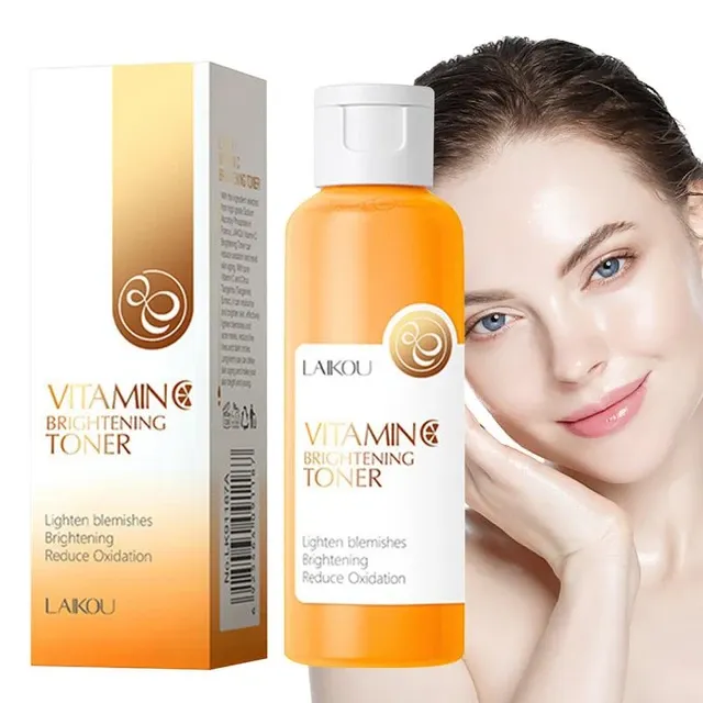 LAIKOU Vitamin C Brightening Toner Lighten Blemishes Face Care 100ml ...