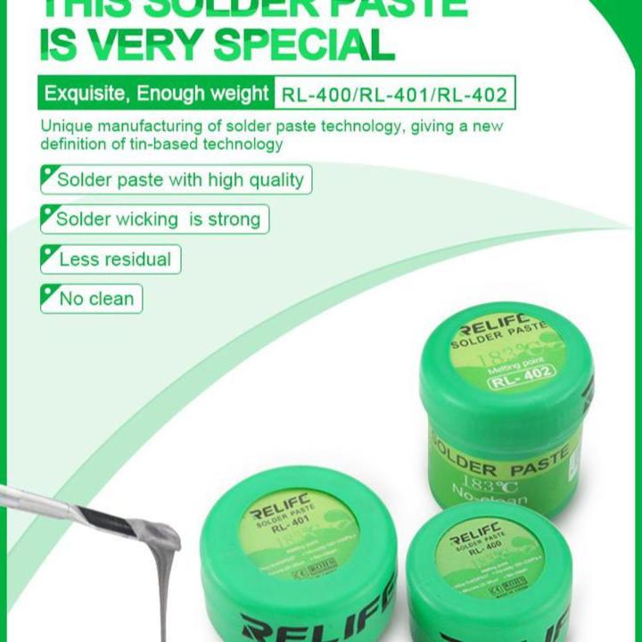 RELIFE Soldering Paste Flux No-clean Solder Paste 183°C Medium ...