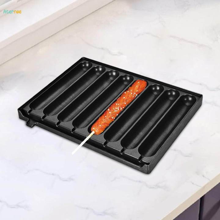 Cast Iron Grids Anti Stick Plate DIY Grilling Waffle Corn | Daraz.com.bd