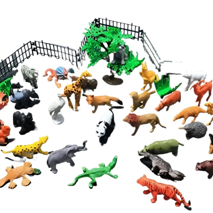 Mini Animal Zoo set -Exclusive Animal Play Set 32+- pcs animal | Daraz ...