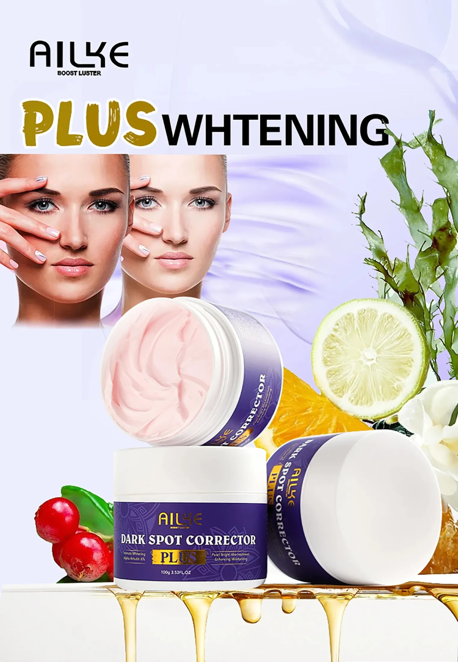 AILKE Glutathione Cream, Advanced Brightening Cream, Bleaching Cream ...