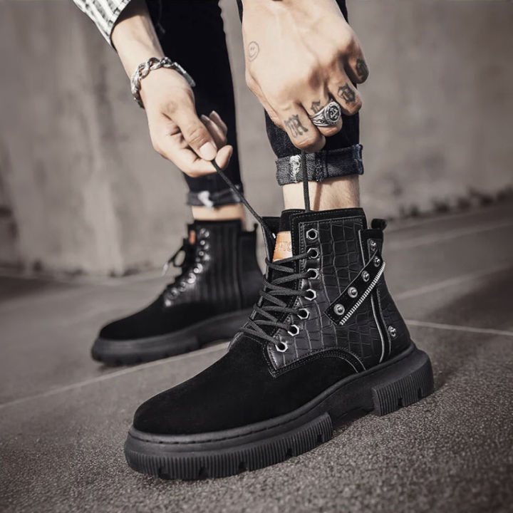 Winter high ankle Martin boot collection for men | Daraz.com.bd