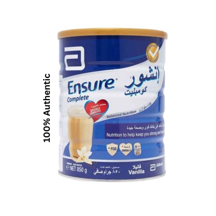 Ensure Complete Vanilla Flavor Milk Powder -850g | Daraz.com.bd