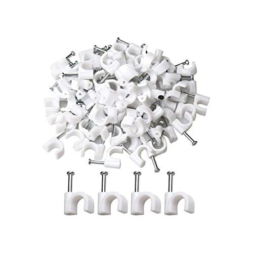 Cable Clip 07mm - 100 PCS for Electrical Cable Clips | Daraz.com.bd
