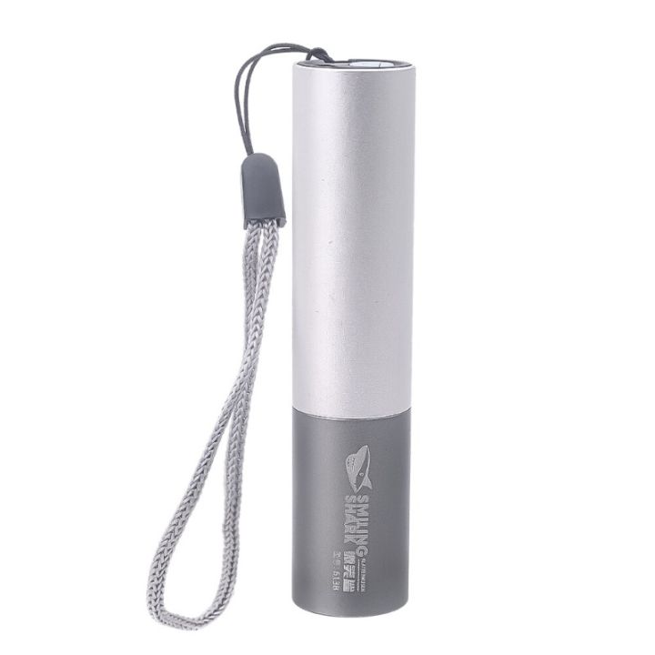 Smiling Shark Mini Portable LED Flashlight USB Rechargeable Outdoor ...