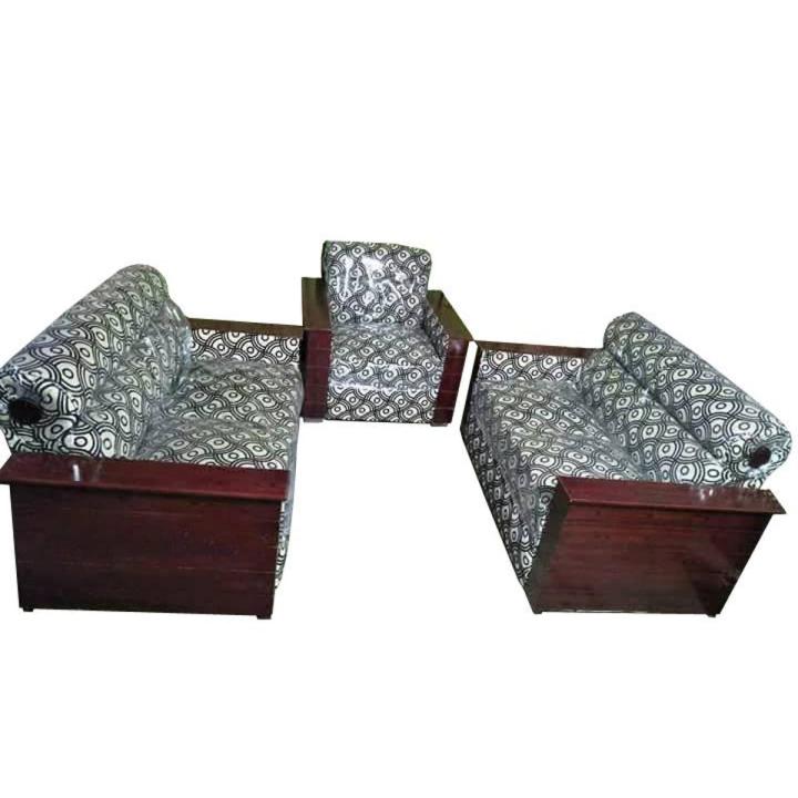 Malaysian process wood box sofa set | Daraz.com.bd