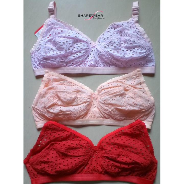 3 Pes Cotton bra for women Chinese bra for women body fitting ...
