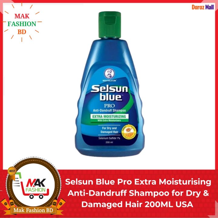 Selsun Blue Pro Extra Moisturising Anti-Dandruff Shampoo for Dry ...