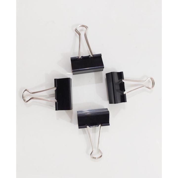 32 mm Binder Clips / Paper Clips / Stationary (04 Pieces) | Daraz.com.bd