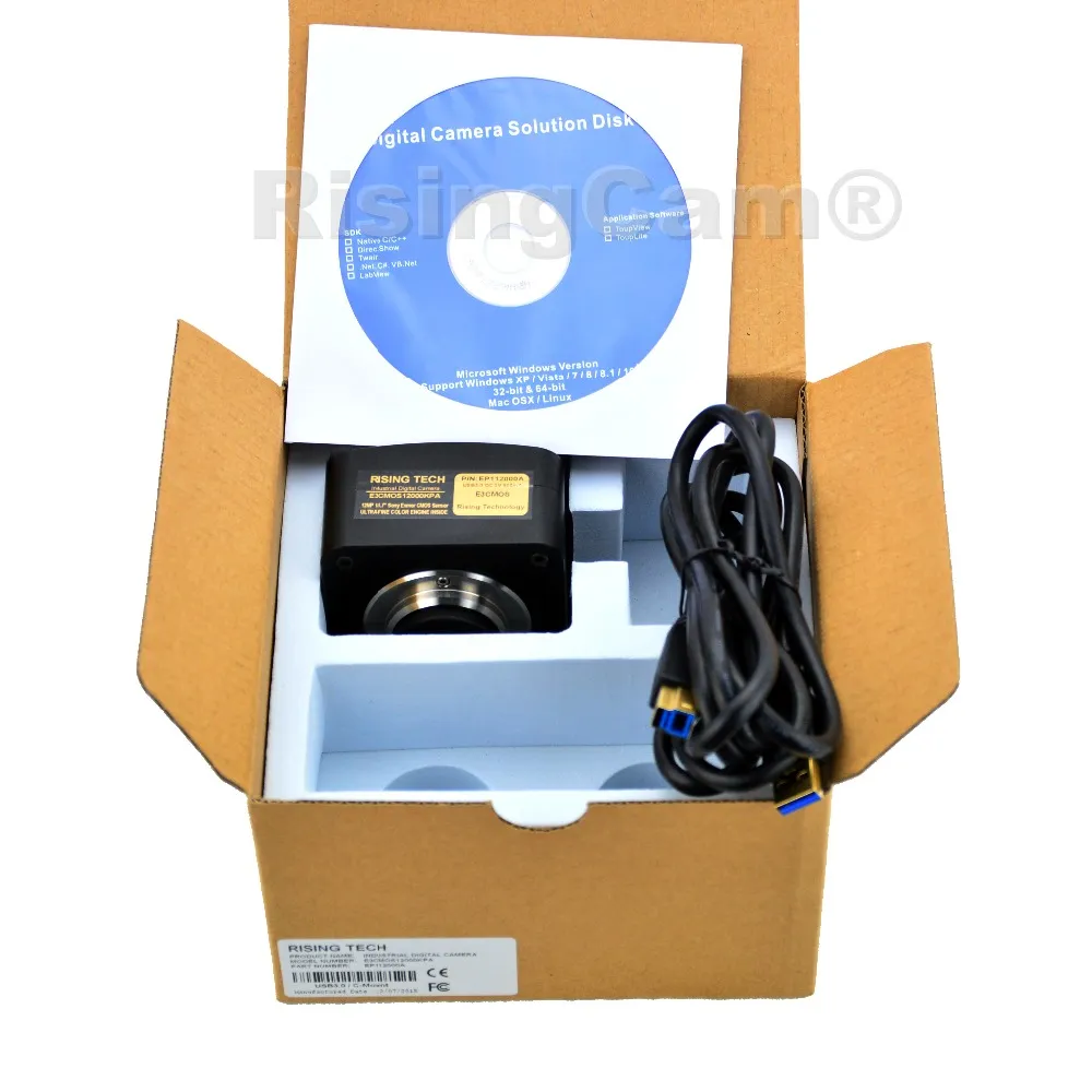 C3 10mp USB3.0 C mount SONY imx577 CMOS sensor digital video microscope ...