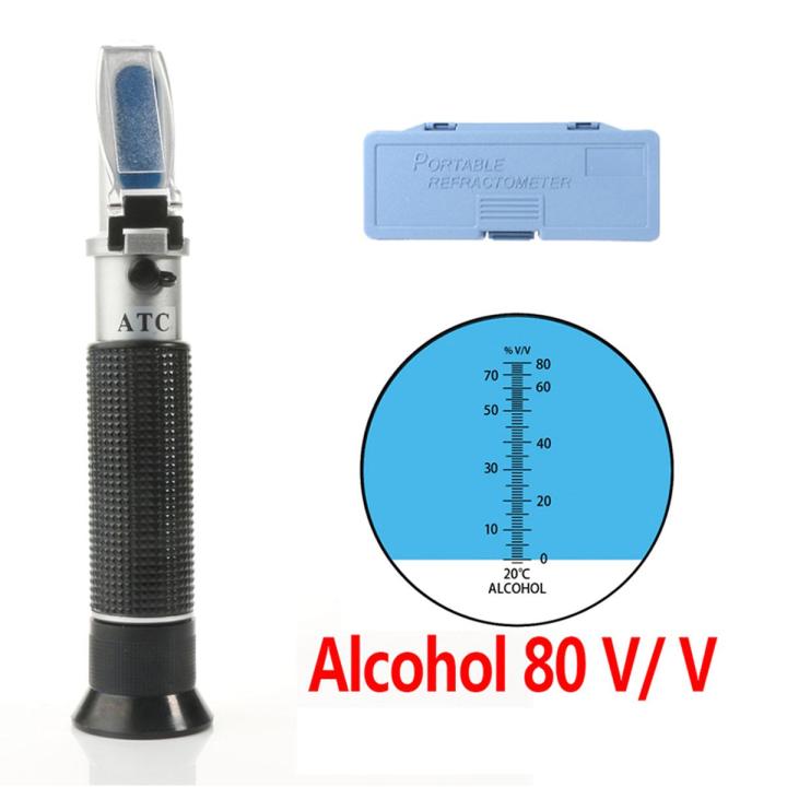 KOGEEK Portable Handheld ATC Refractometer Volume Percent Tester with 0 ...