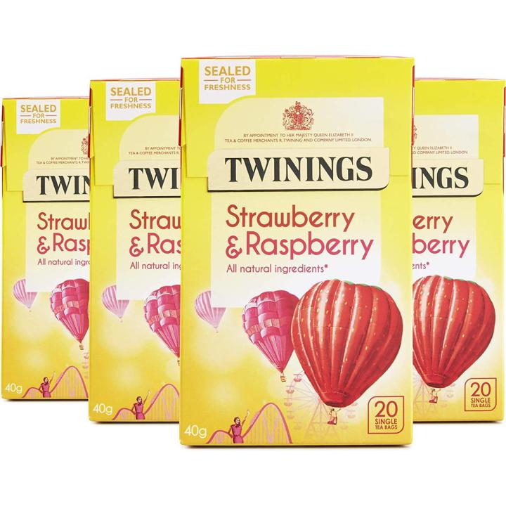 Twinings Strawberry & Raspberry 20 Tea Bags | Daraz.com.bd