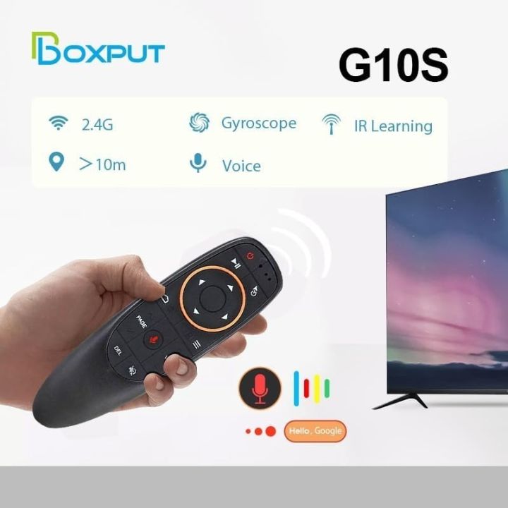 G10S Air Mouse Voice Remote Control 2.4G Wireless Remote Control with ...