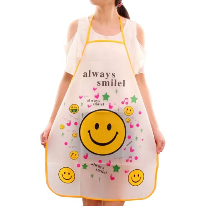 PVC Oil and waterproof wipeable kitchen Apron | Daraz.com.bd
