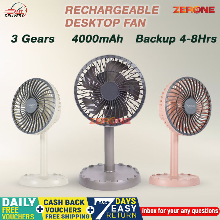 JY Super JY-2218 Rechargeable Fan 12.5” Rechargeable Fan Type C Port 3 ...