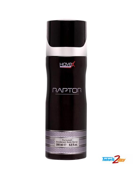 International UAE product Body spray party scent Havex RAPTOR used for ...