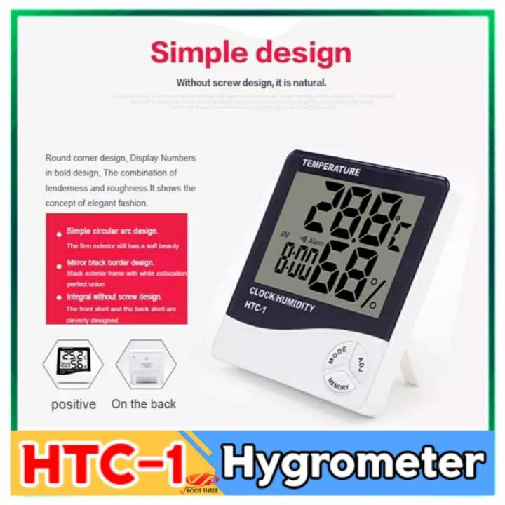 HTC-1 Digital Temperature Humidity Meter Home Indoor Outdoor hygrometer ...