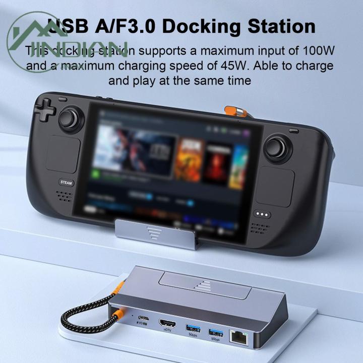 Multi-port Docking Station 5-in-1 Type-c Gaming Docking Station with ...