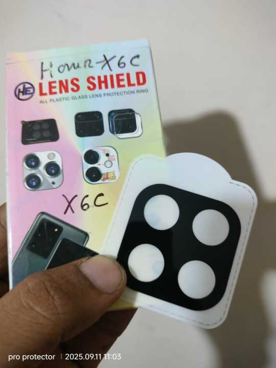 Honor x6c 3D camera protector Tempered Glass Camera Full Lens Protector ...