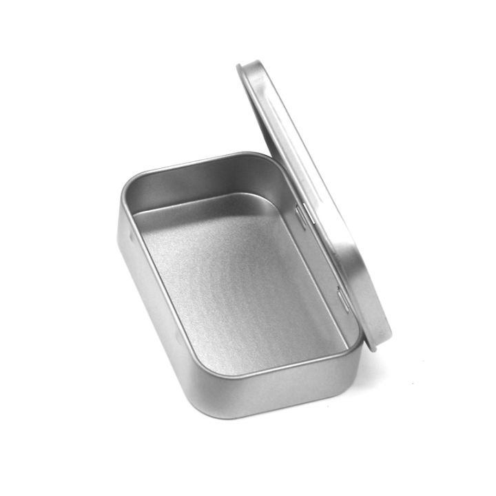 【Limited Stock Available】 Metal Rectangular Empty Mini Tin Box Tinplate ...