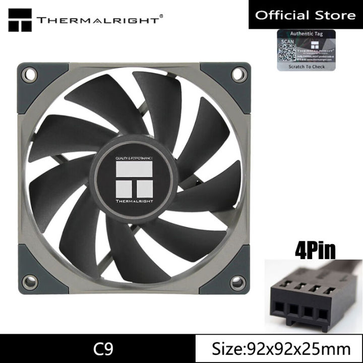 Thermalright TL-C9 92mm chassis fan 2000 speed 4pin PWM S-FDB V2 bearing high-performance fan ...