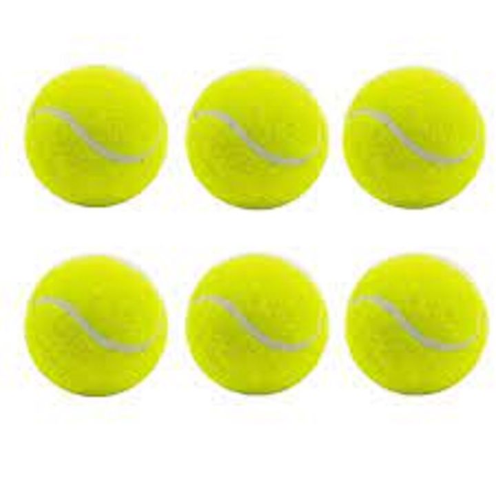 Cricket Tanis ball -6 pcs Set | Daraz.com.bd