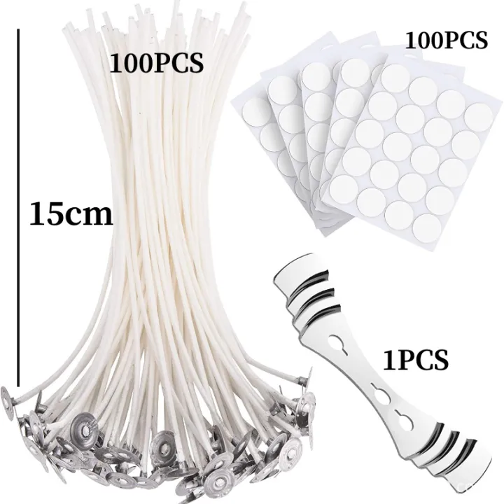 【Prime deal】 105PC/et mokele cented Candle Wick oy Wax Core Wood Cotton ...
