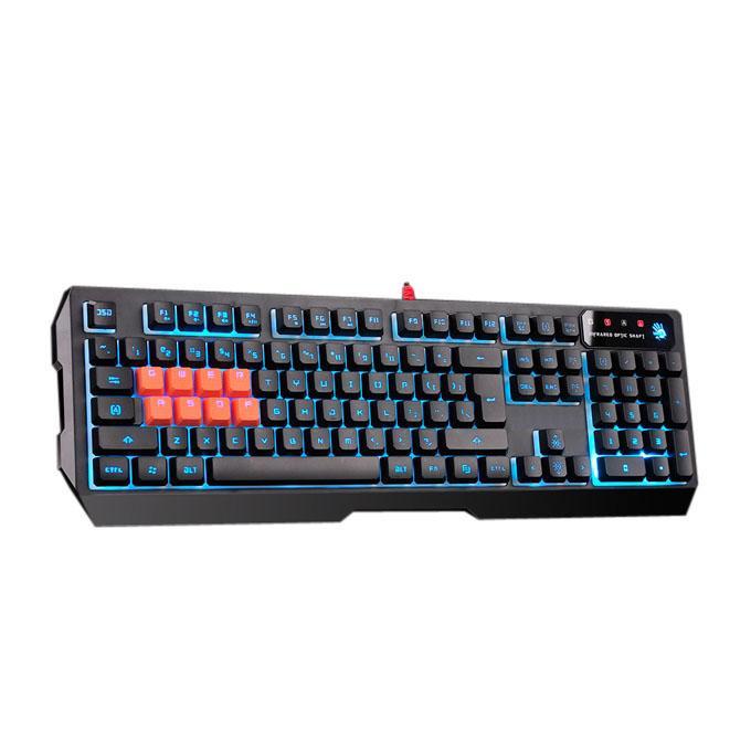 Light Strike 8-Infrared Switch Keyboard B188 - Black | Daraz.com.bd