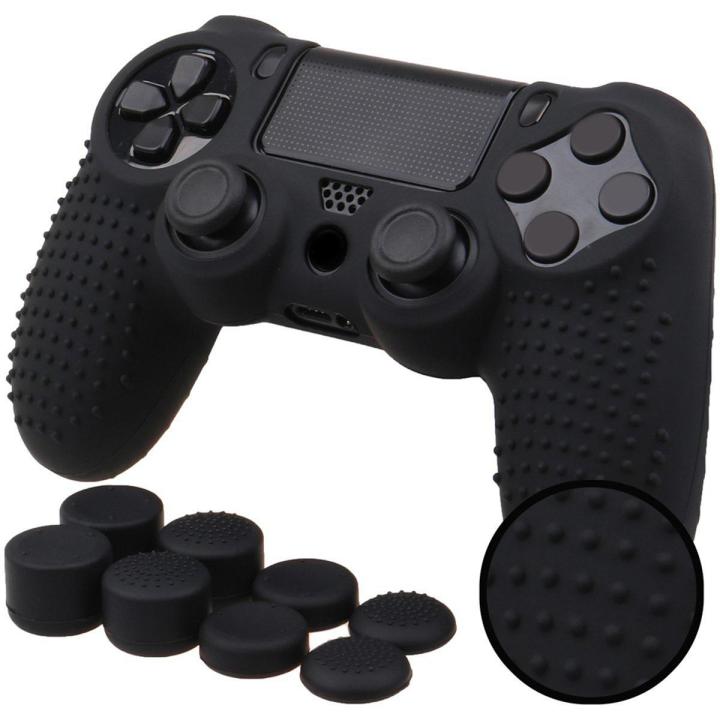 Silicone Case Cover Thumb Grip Caps for PS4/PS4 Slim/Pro Game ...