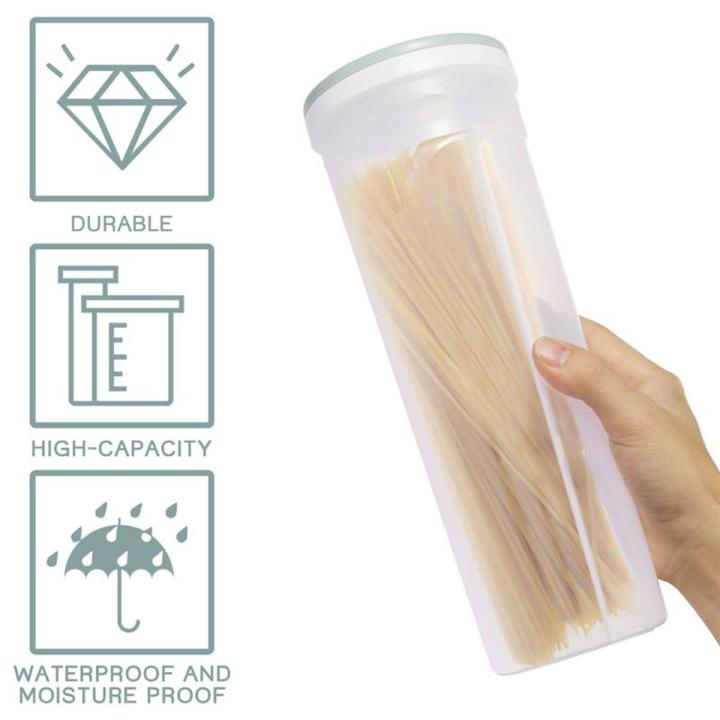 【happy one】Spaghetti Noodles Jar Grain Storage Tank Keep Food Storage ...